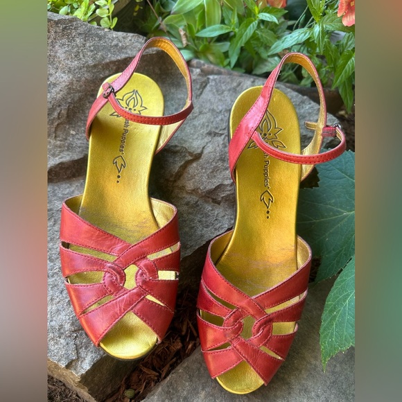 Hush Puppies | Shoes | Hush Puppies Red Leather Shoes Size 85 | Poshmark